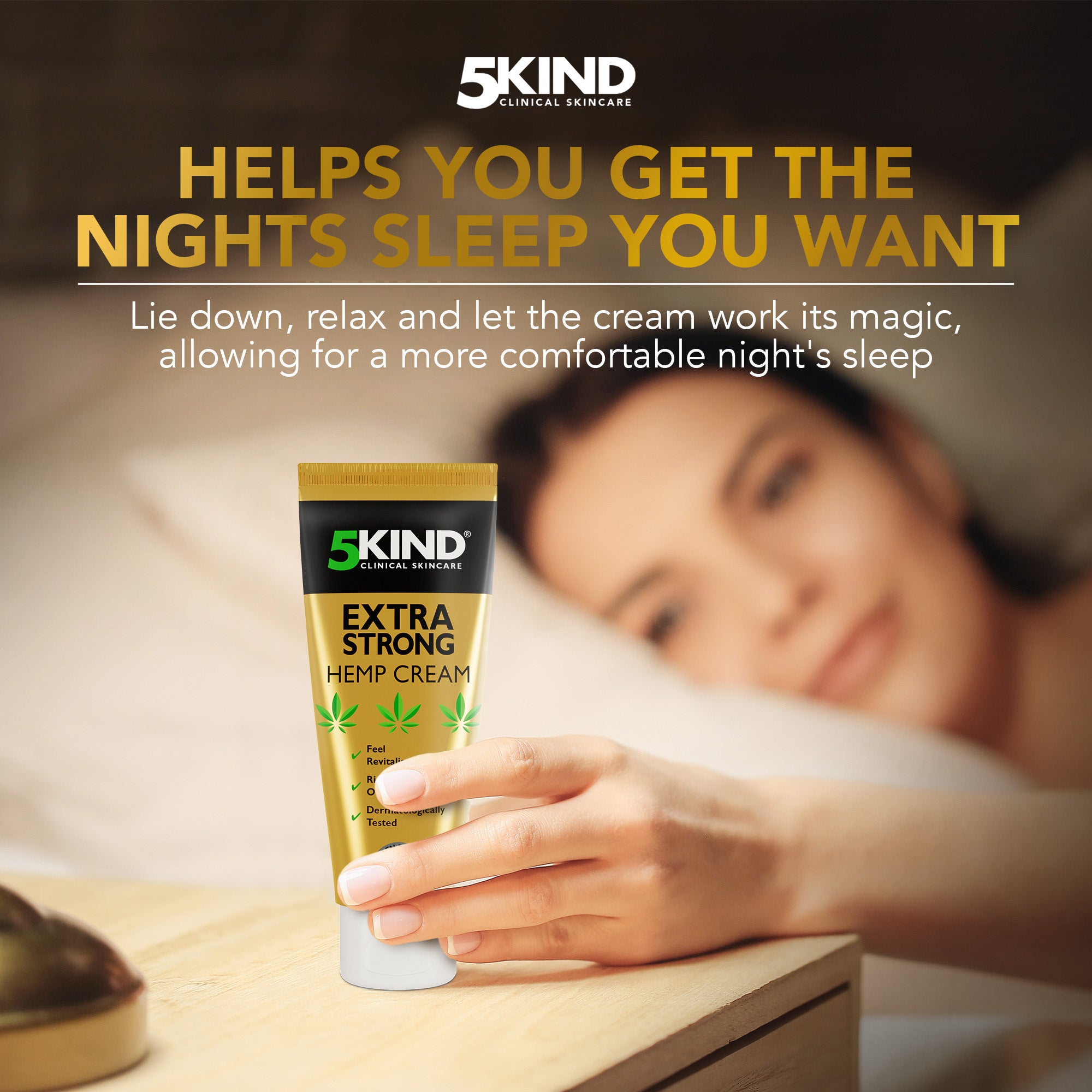 5Kind Extra Strong Hemp Cream 100ml – 5kind - Clinical Skincare
