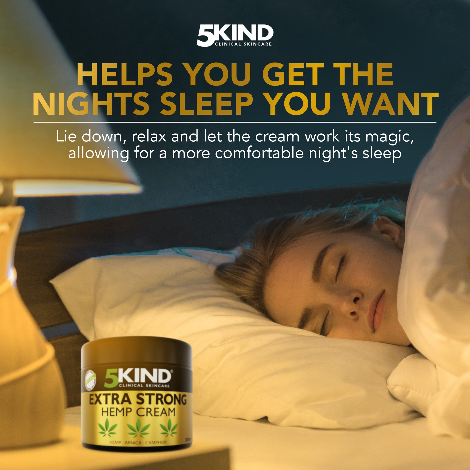 5Kind Extra Strong Hemp Cream 300ml – 5kind - Clinical Skincare