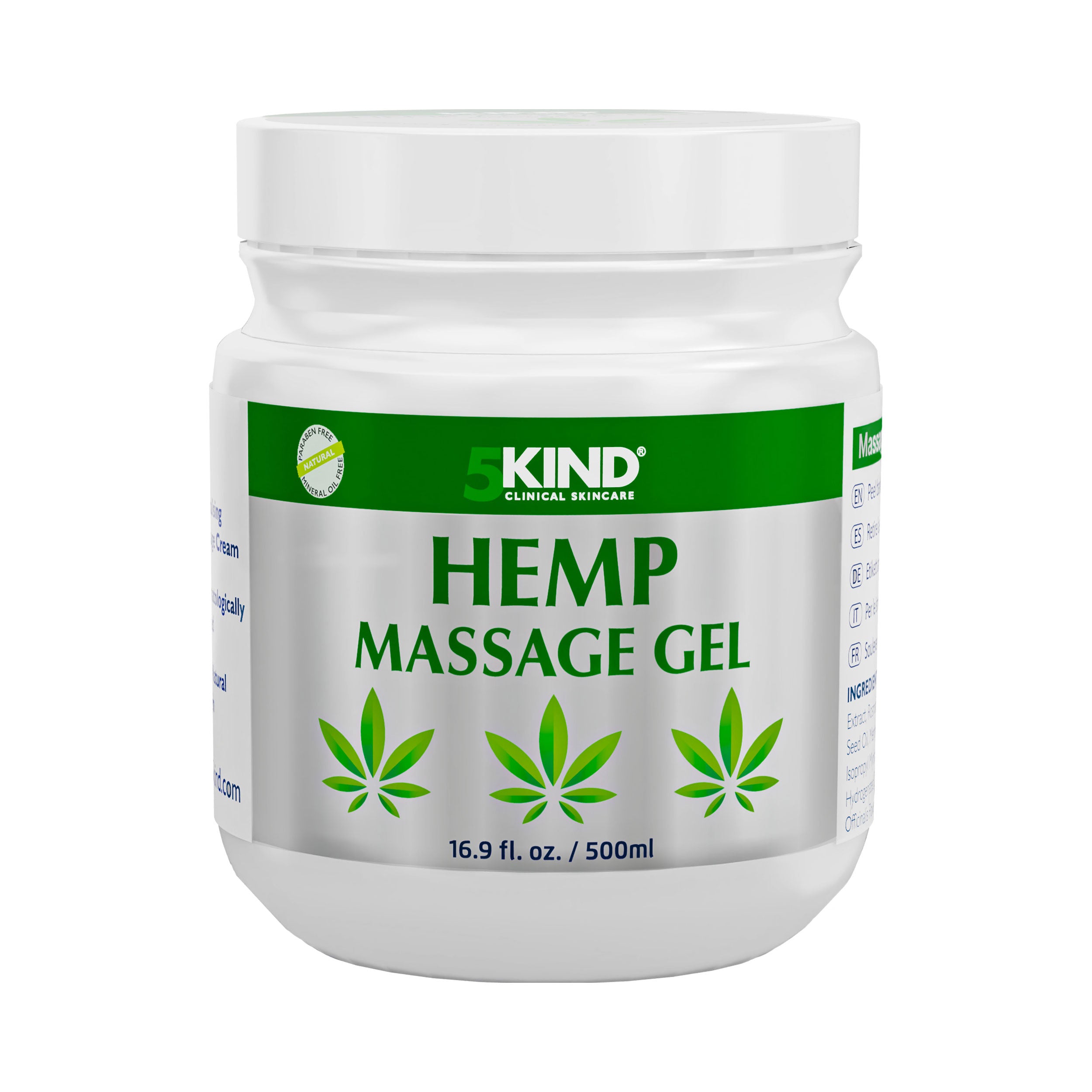 5kind Hemp Active Gel 500ml – 5kind - Clinical Skincare